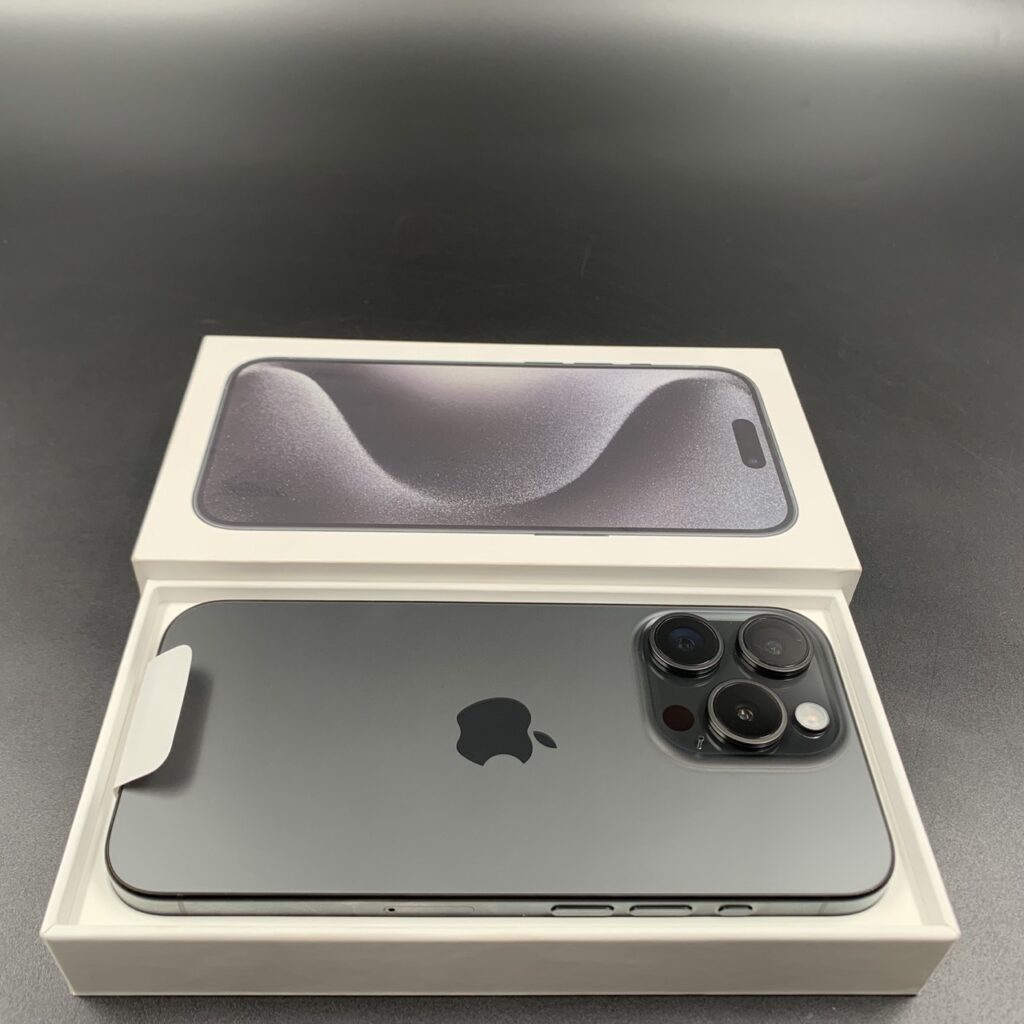 iPhone 15 Pro 128GB Black Titanium (Brand New / Open Box) | Swopp